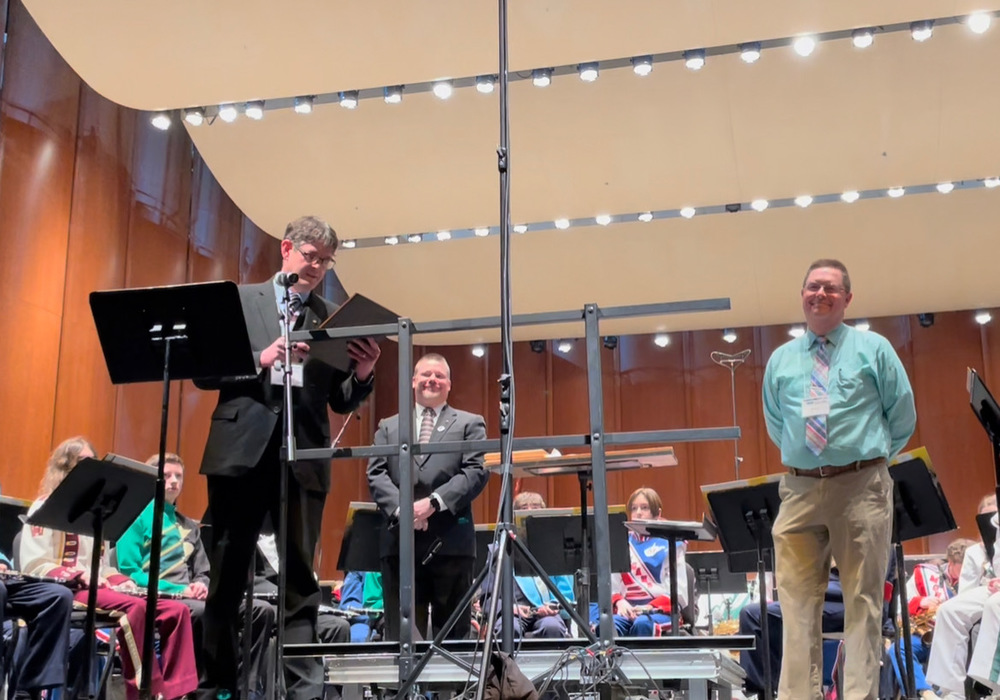 Wildwood Middle School Band Director Honored | Wildwood Middle School